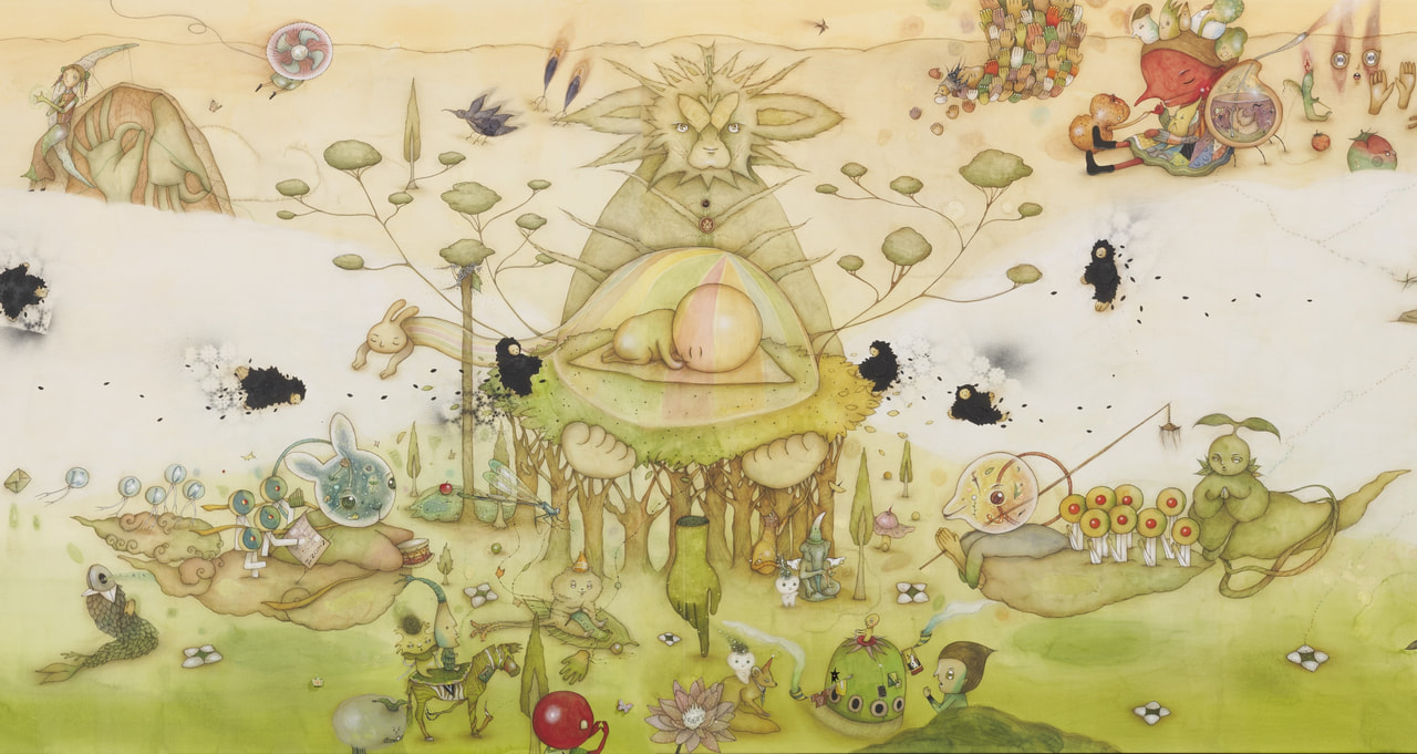 中原ちひろ「188夜の合掌団」｜EXHIBITION｜イムラアートギャラリー(imura art gallery)